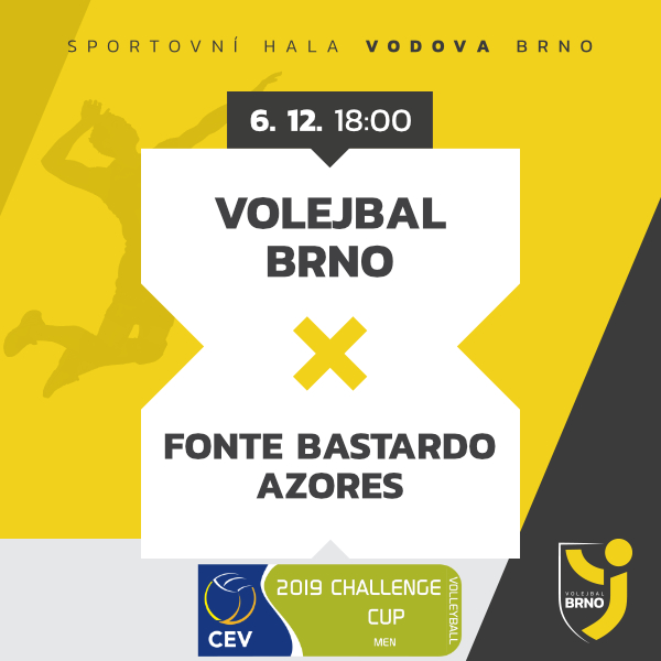 Volejbal Brno - Fonte Bastardo Azores | TICKETPORTAL Vstupenky na Dosah ...